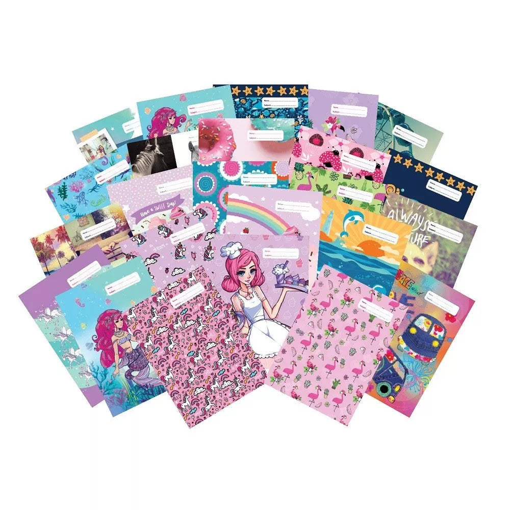 Spencil A4 Book Cover Assorted Patterns – Rivermount College